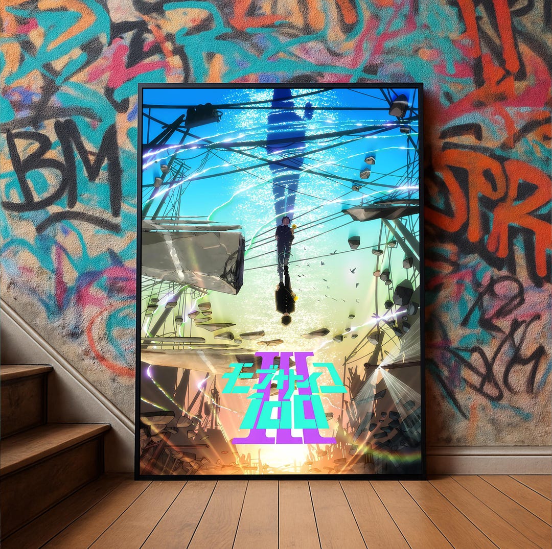 Mob Psycho 100 Season 3 Anime Poster Psychic Power Manga Wall Decor ...