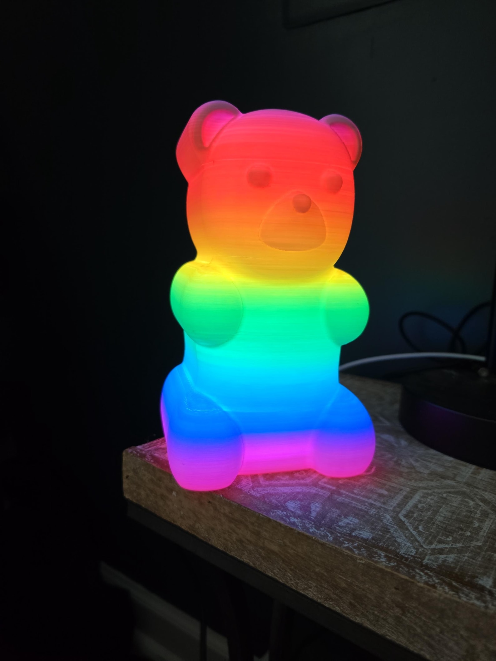 Gummy Bear Night Light: 3D Printed Desk Lamp for Kids & Adults - Etsy