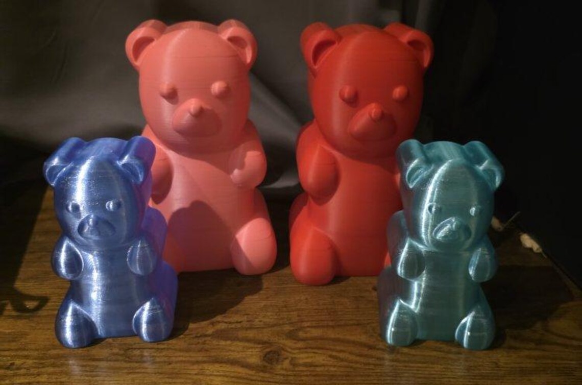 Gummy Bear Night Light: 3D Printed Desk Lamp for Kids & Adults - Etsy