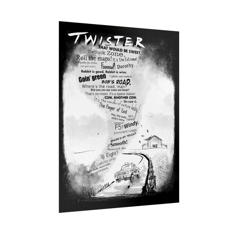 Twister Movie Quotes Poster - Etsy