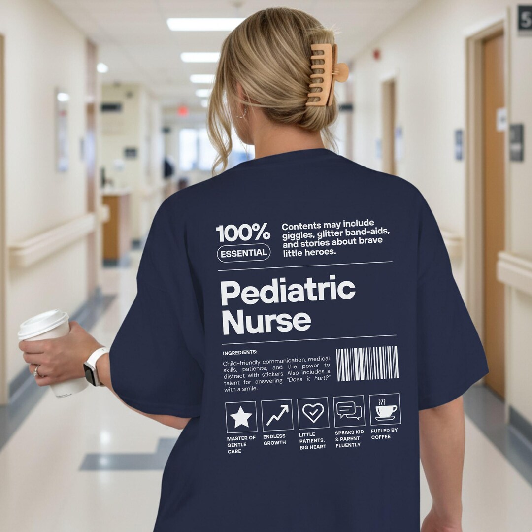 Custom Pediatric Nurse Shirt Hoodie & Sweatshirt, NP Graduation Gift ...