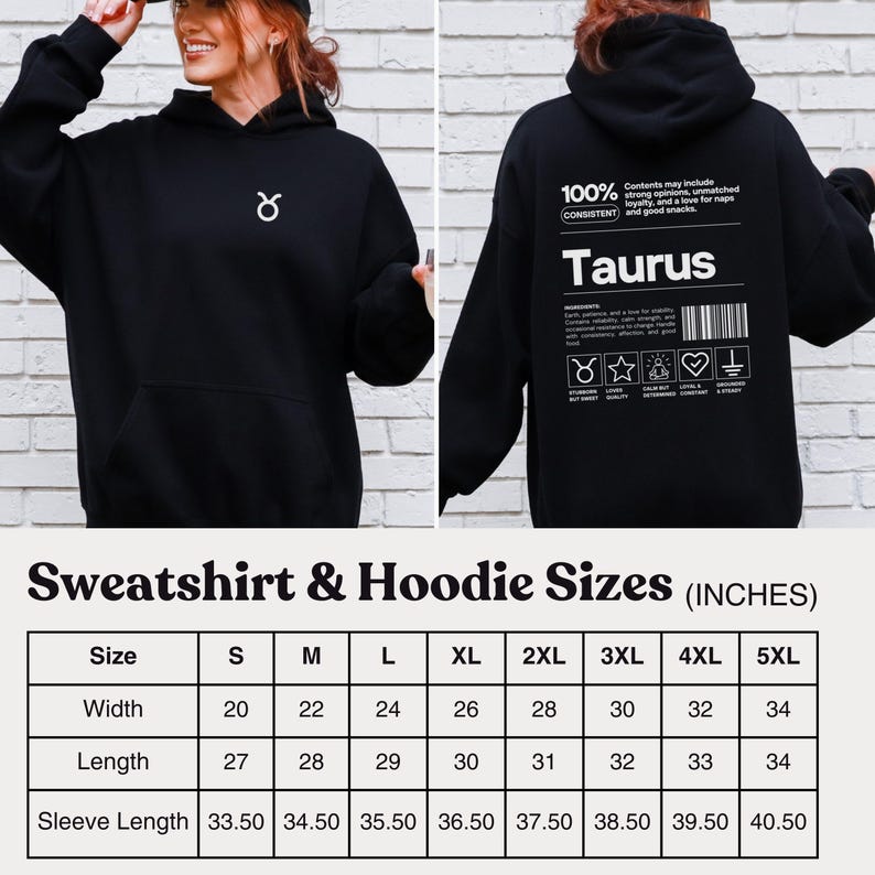 Funny Taurus Shirt Sweatshirt & Hoodie, Taurus Zodiac Sign Tee, Taurus ...