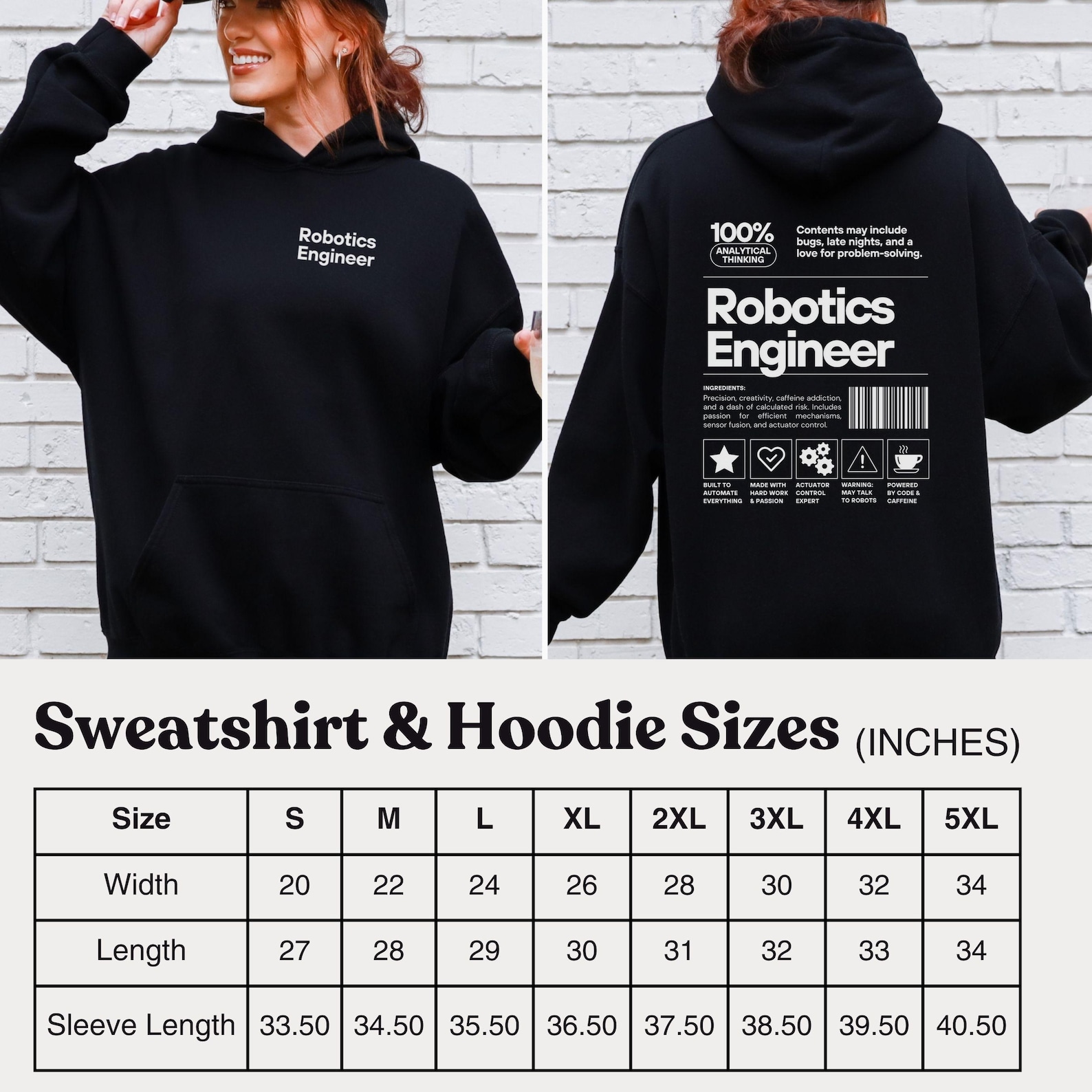 Robotics Shirt Sweatshirt & Hoodie, Robotics Engineer Tshirt, Robotics ...