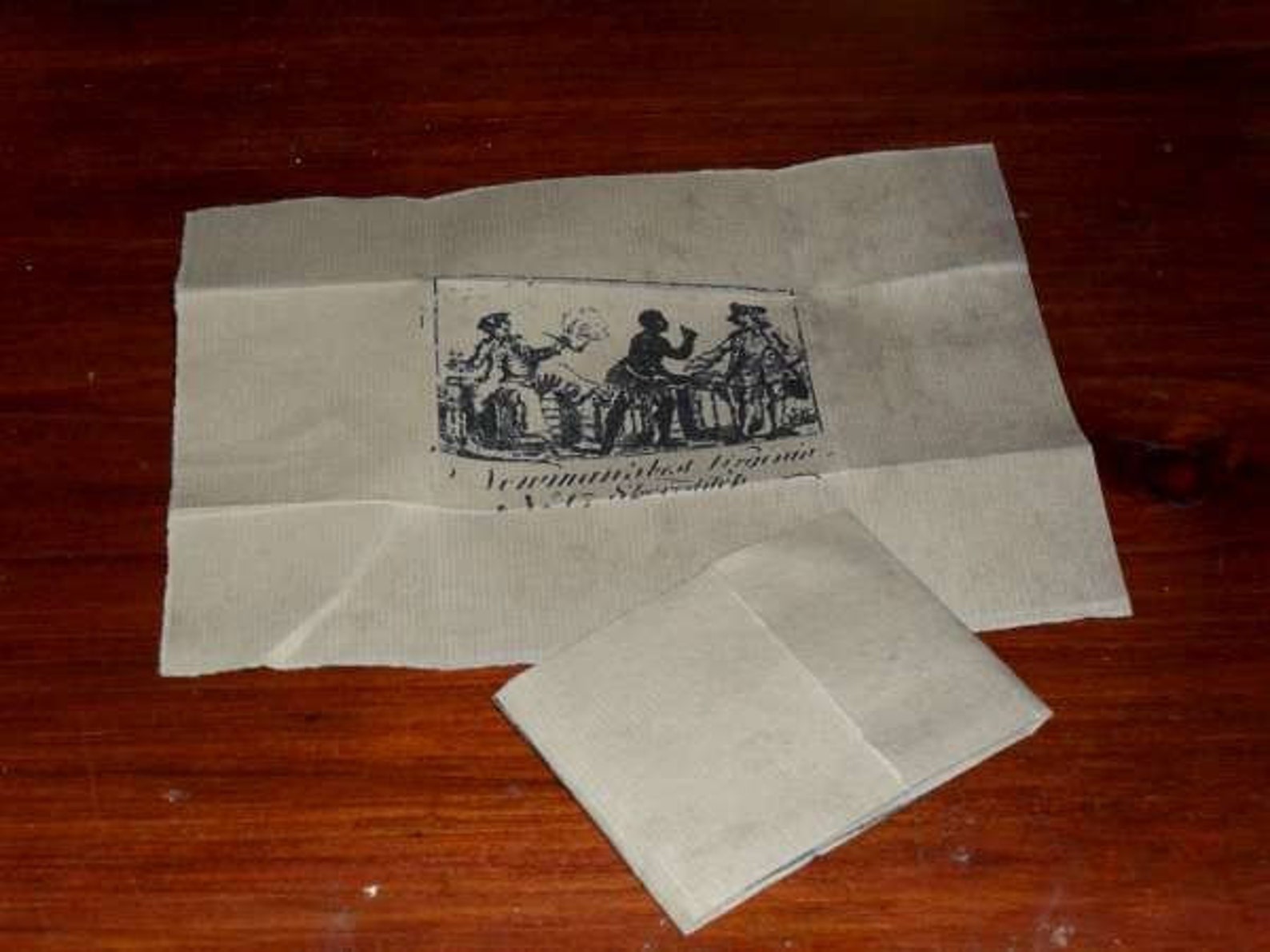 Replica Set of 4 Early 18th Century Tobacco Papers or Wraps, Golden Age ...