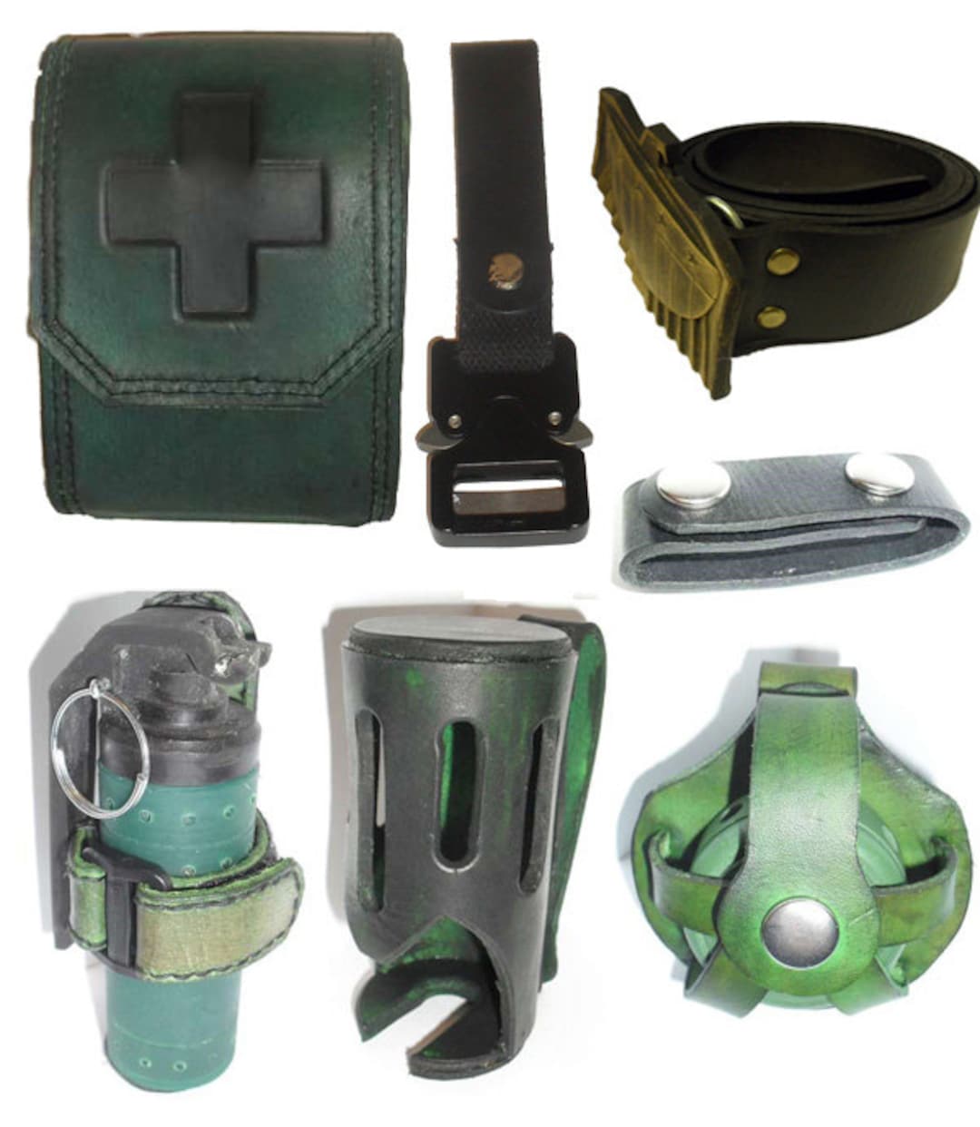 Dredd 3D Judges Leather Belt Kit Set - Etsy
