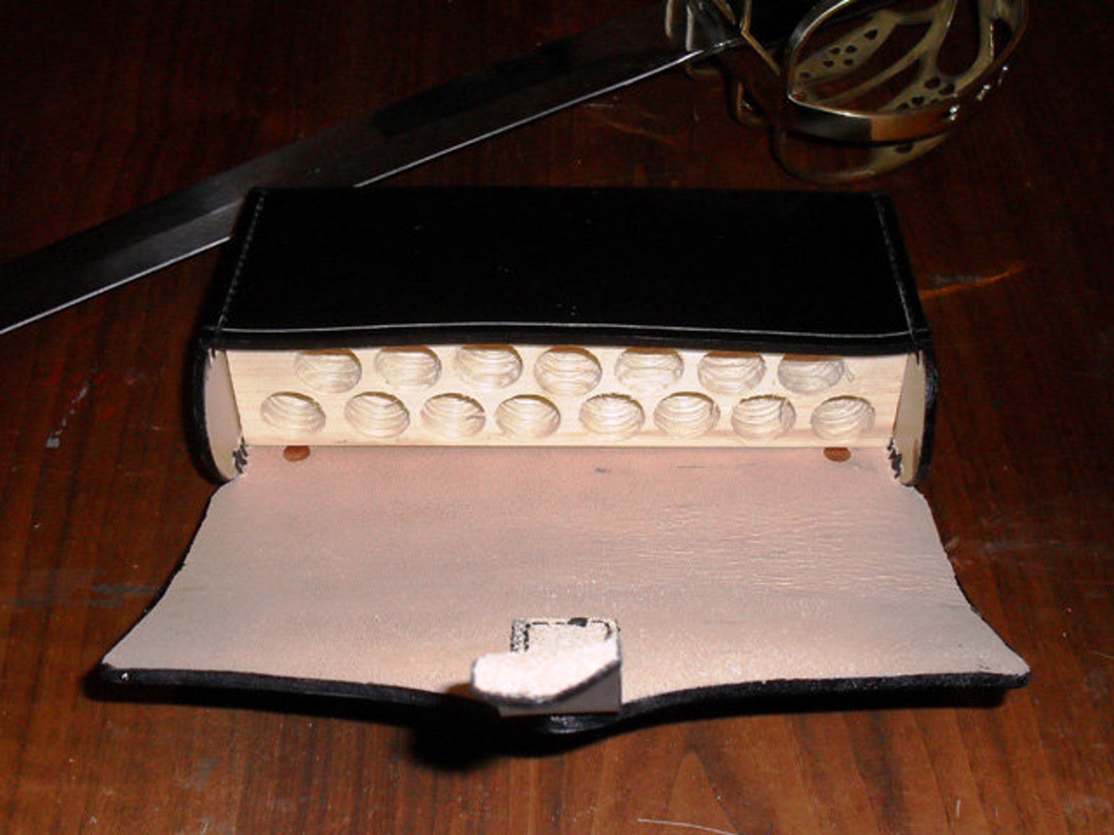 18th Century Cartridge Box, Handmade, Genuine Leather, Made to Order ...