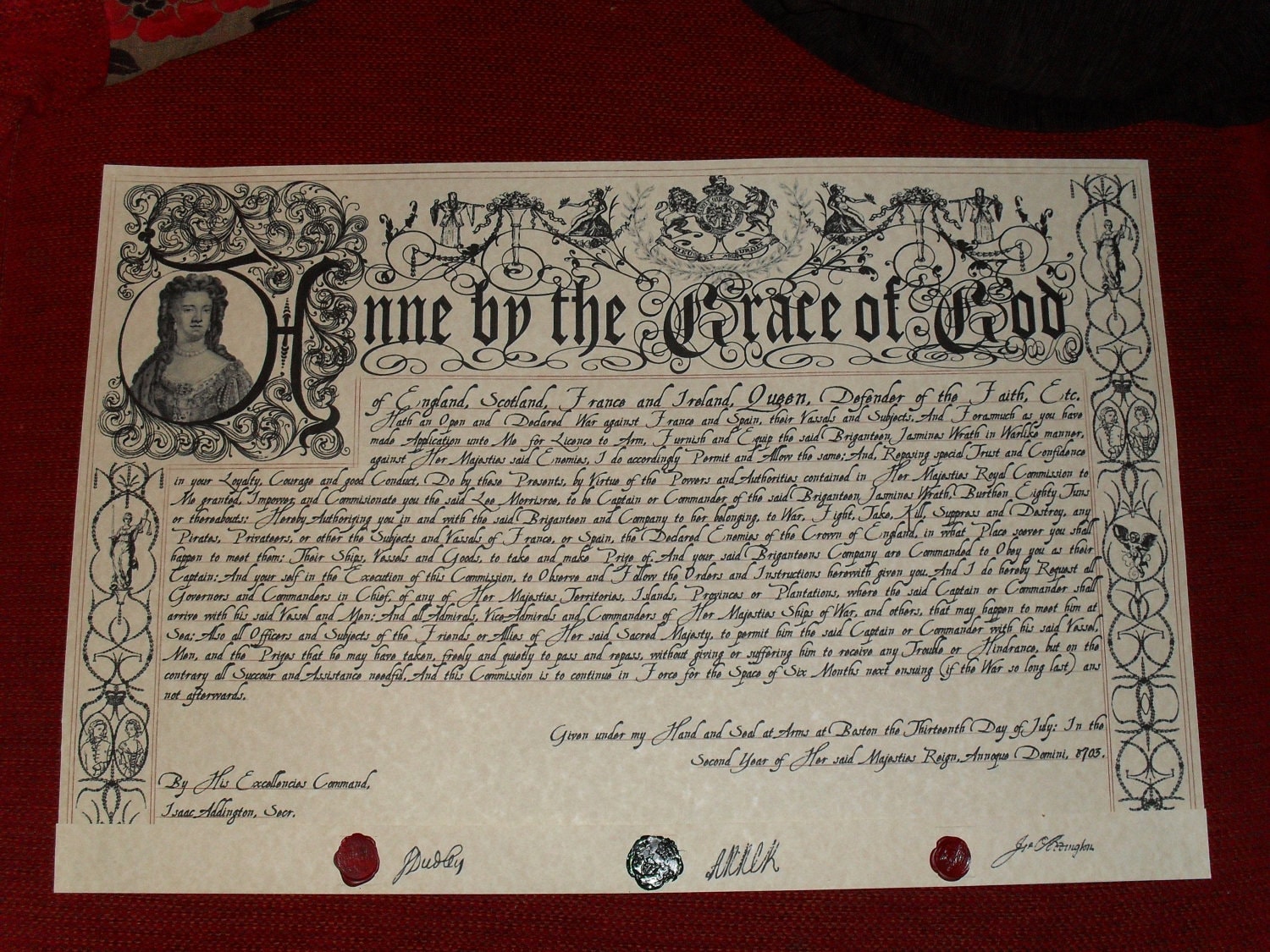 Replica Letters of Marque - Etsy