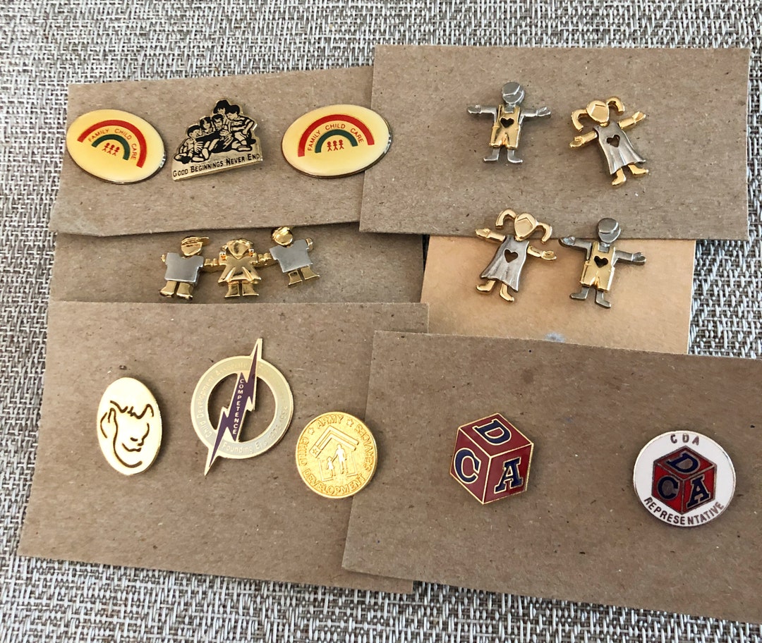 CLEARANCE Early Childhood Education Lapel Pins Head Start Lapel Pins ...