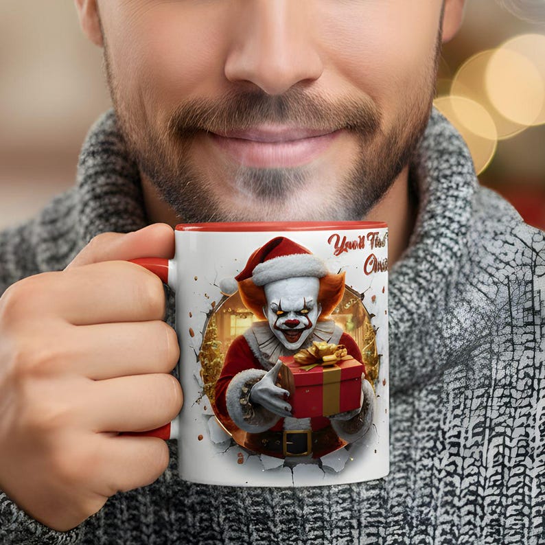 Christmas Horror Mug PNG Bundle 11oz and 15oz – Michael Myers Pennywise ...