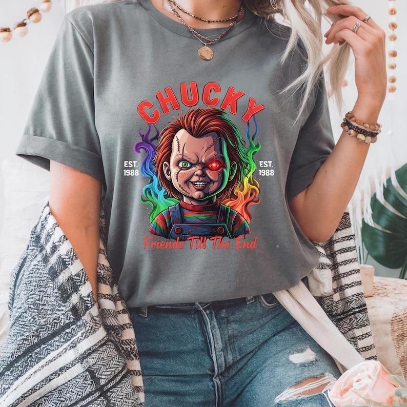 Chucky Digital Horror Doll Design – Creepy Animated PNG / Halloween ...