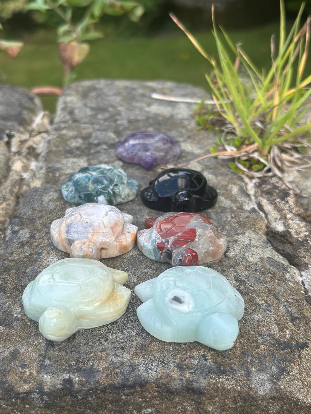 Turtle Carvings | Crystal Carvings | Polished Crystals - Etsy