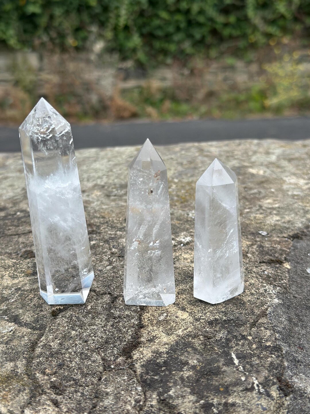 Clear Quartz Crystal Tower | Natural Crystal | Polished Crystals - Etsy