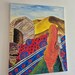 Colours of the Desert.enchanting Sindh .acryllic Painting Depicting the ...