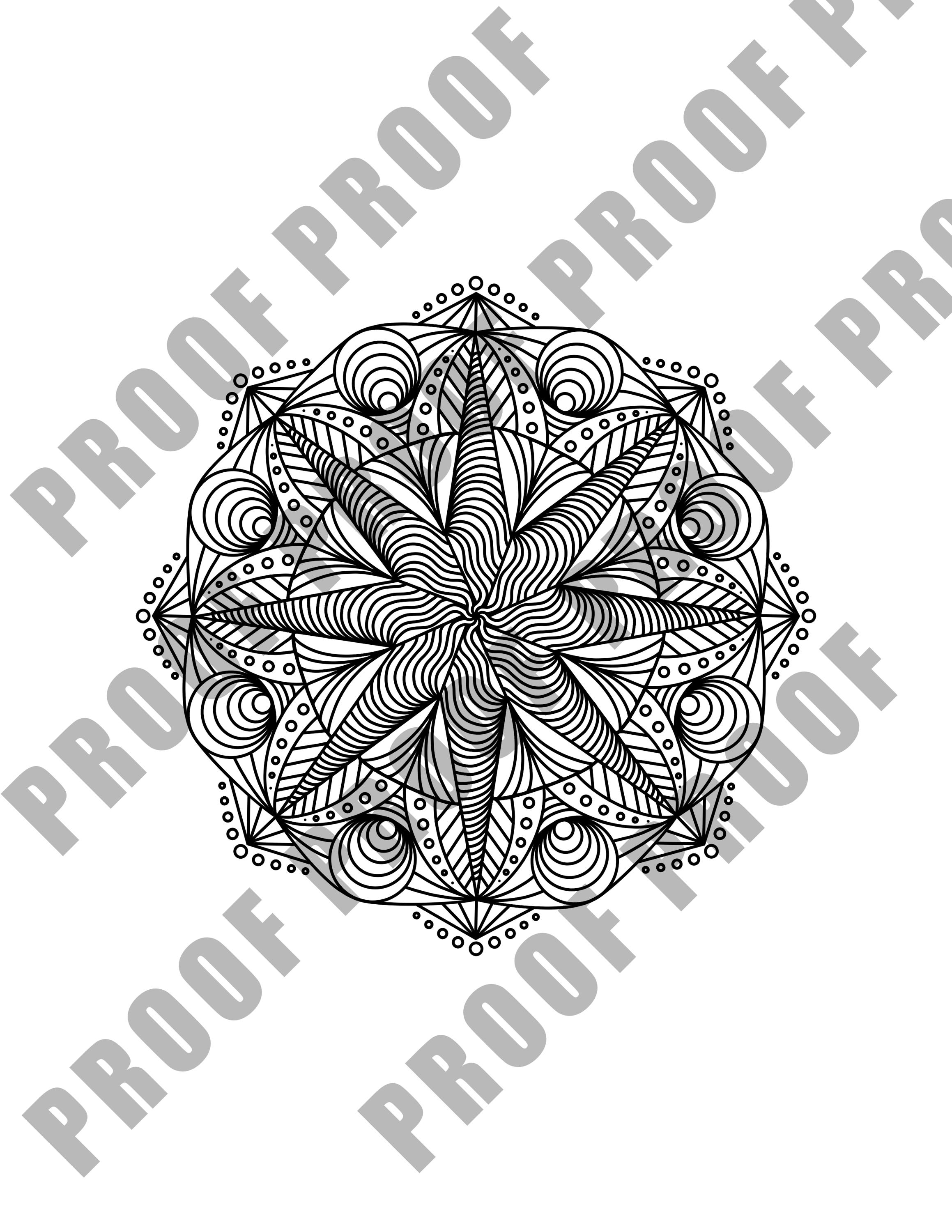 Printable Mandala Colouring Pages for Mindfulness & Relaxation - Etsy