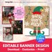 Printable Elf Arrival Banner | Editable Christmas Elf Return Sign ...