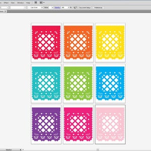 Mexican Fiesta Papel Picado Banner – Día De Los Muertos & Cinco De Mayo ...