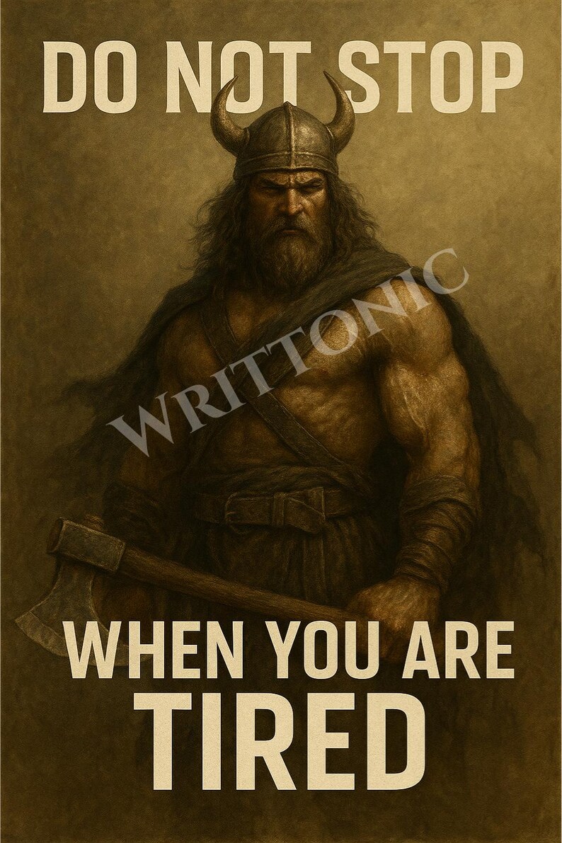 Warrior Motivational Posters | Gladiator Wall Art | Digital Printable ...
