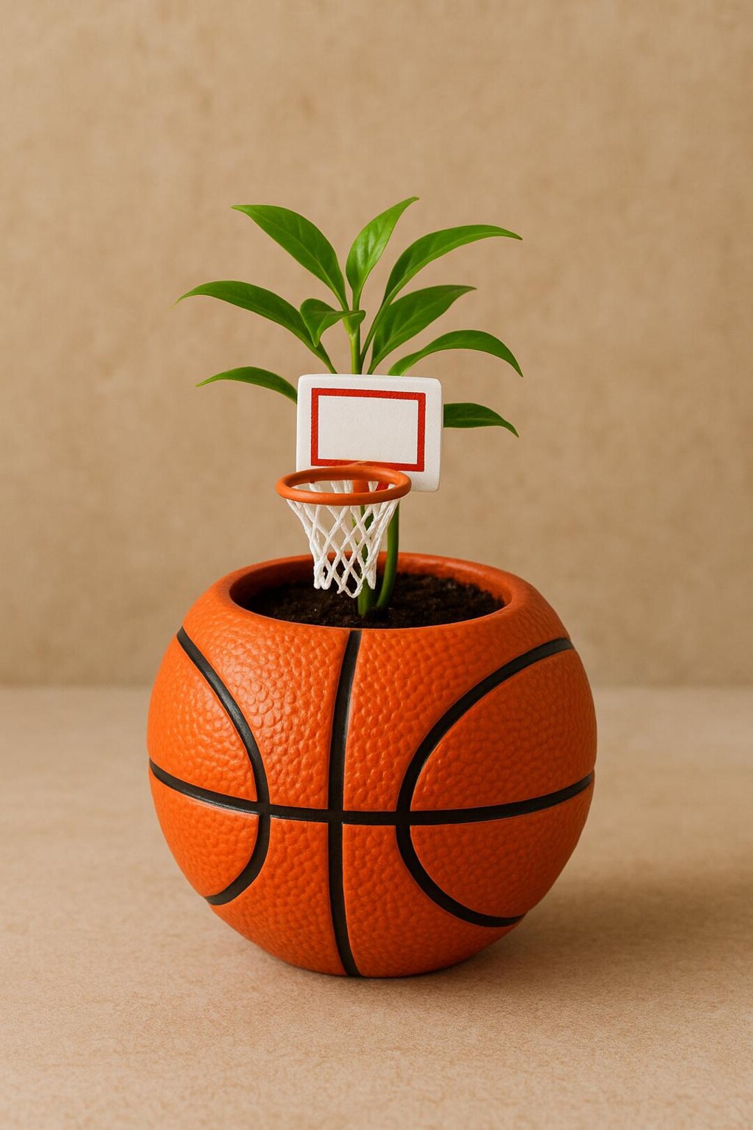 Basketball Themed Flower Pot (stl File) - Etsy