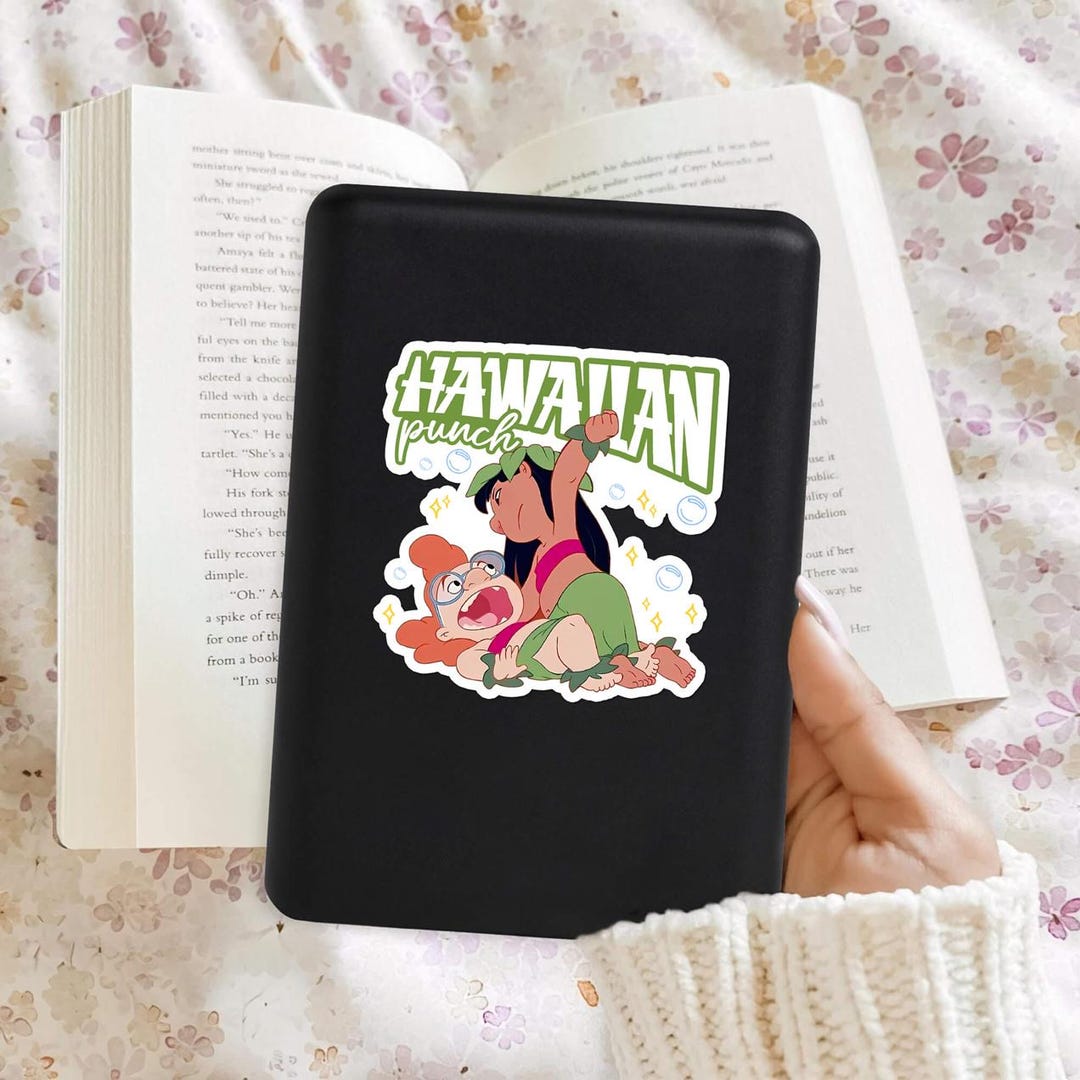 Hawaiian Punch Parody Lilo & Myrtle Cartoon Sticker, Disneyland Lilo ...