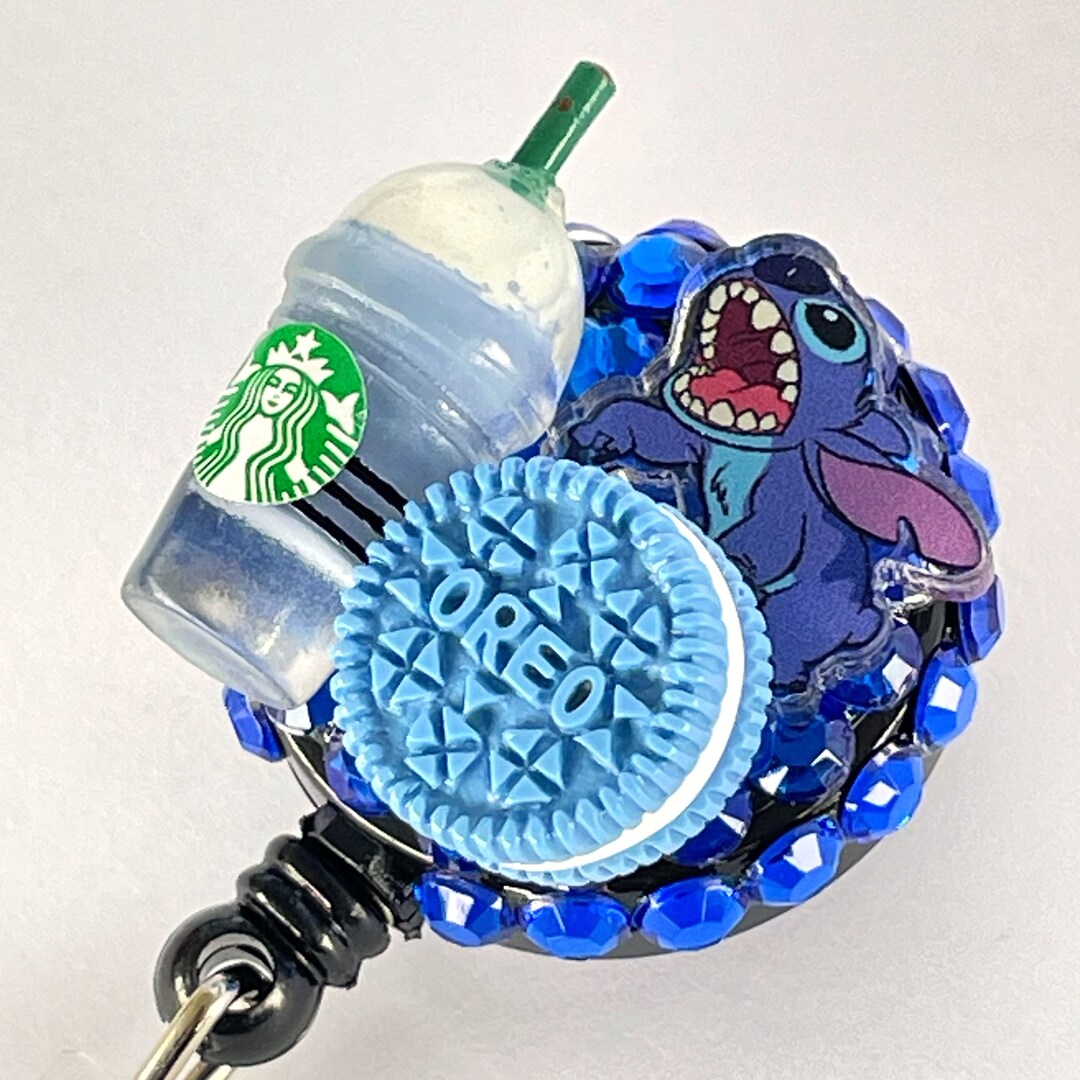 Cute Blue Alien ID Badge Reel Great Gift for a Nurse Doctor Teacher ...