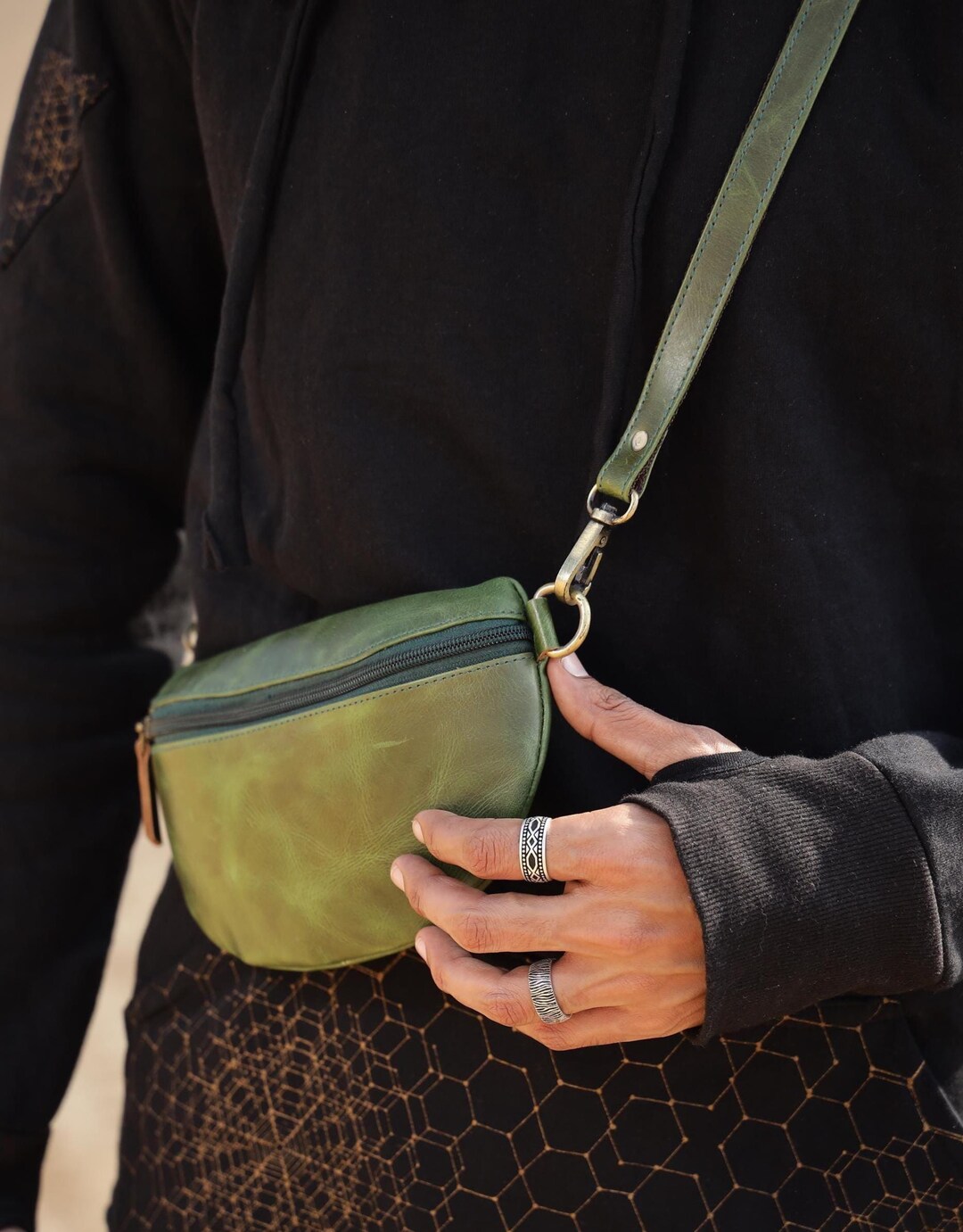 MADELEINE GENUINE LEATHER Fanny Pack - Handcrafted High Quality Leather ...