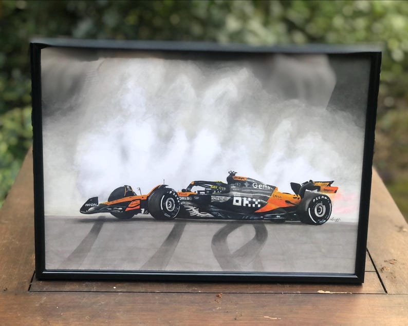 Lando Norris Mclaren MCL39 F1 Car Original Marker Drawing - Etsy