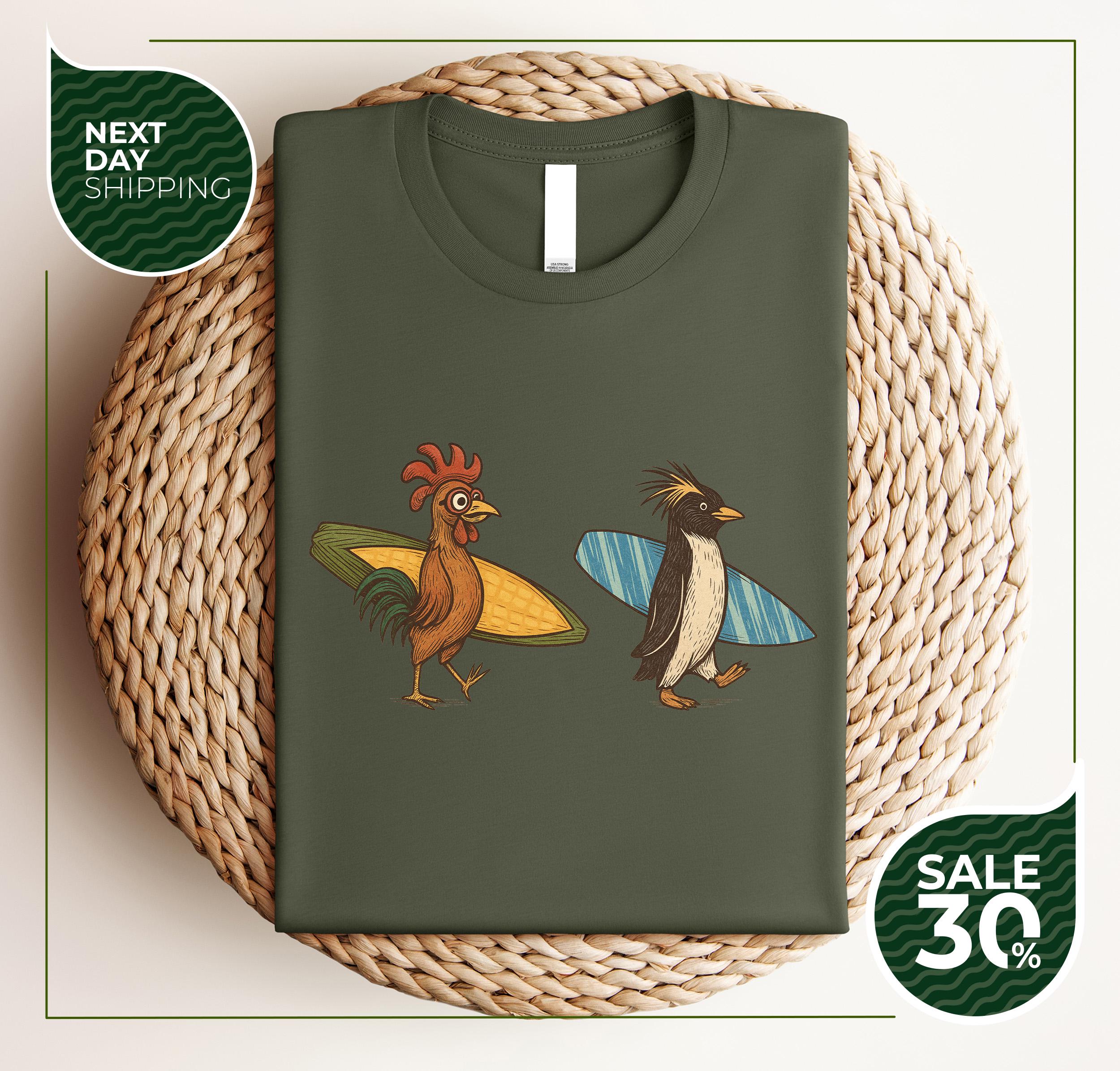 Cody Maverick & Chicken Joe Surfs up Unisex T-shirt | Funny Shirt ...