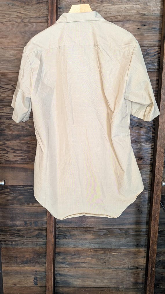 1960s US Army Men's Tropical Khaki Quarter Length Sle… - Gem