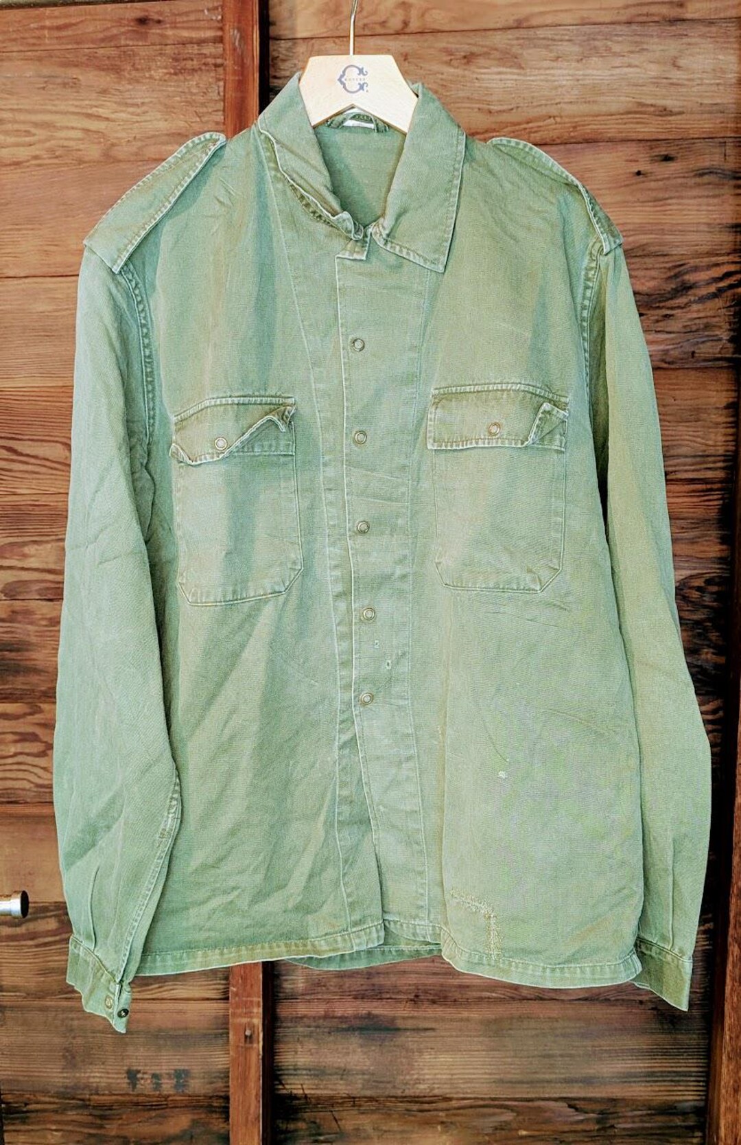 1984 Belgian Army Issue Field Jacket in Olive Drab Green - Authentic ...