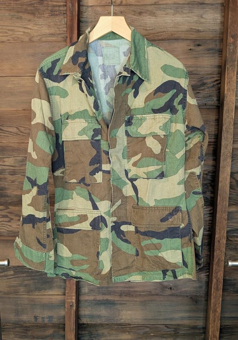 1984 US Army Camo Field Jacket - Authentic Vintage Army Surplus - Etsy