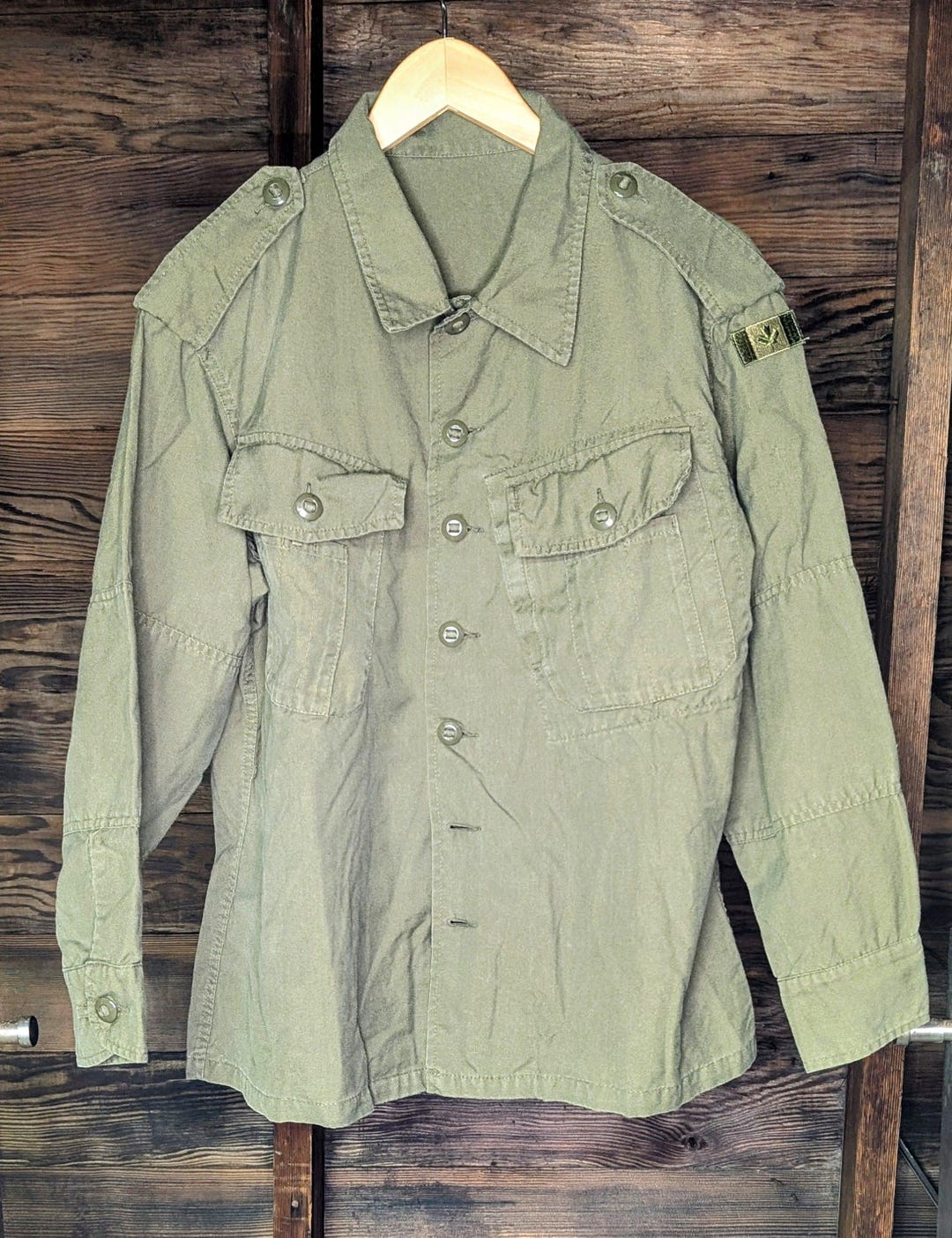 1980s Canadian Army Fatigue Shirt - Authentic Vintage Military Surplus ...