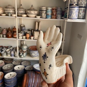 The Blessing Hand – A Masterpiece of Moroccan Ceramic Art - Etsy