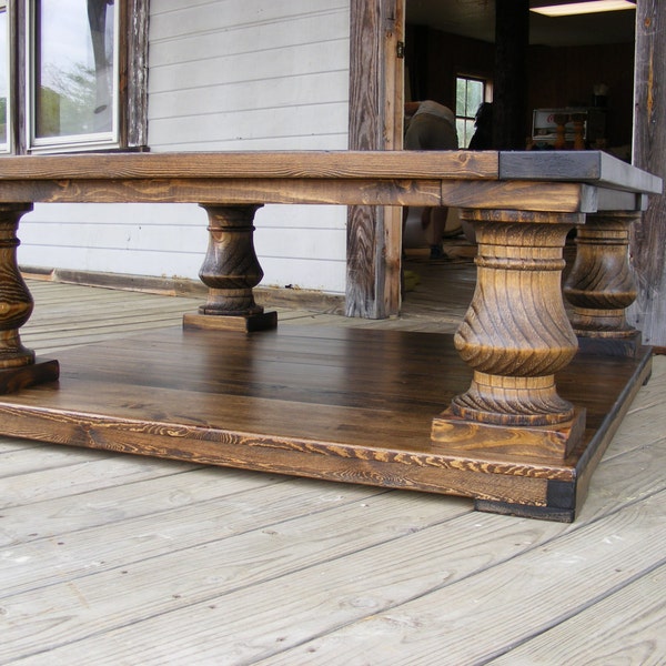 Balustrade Table - Etsy