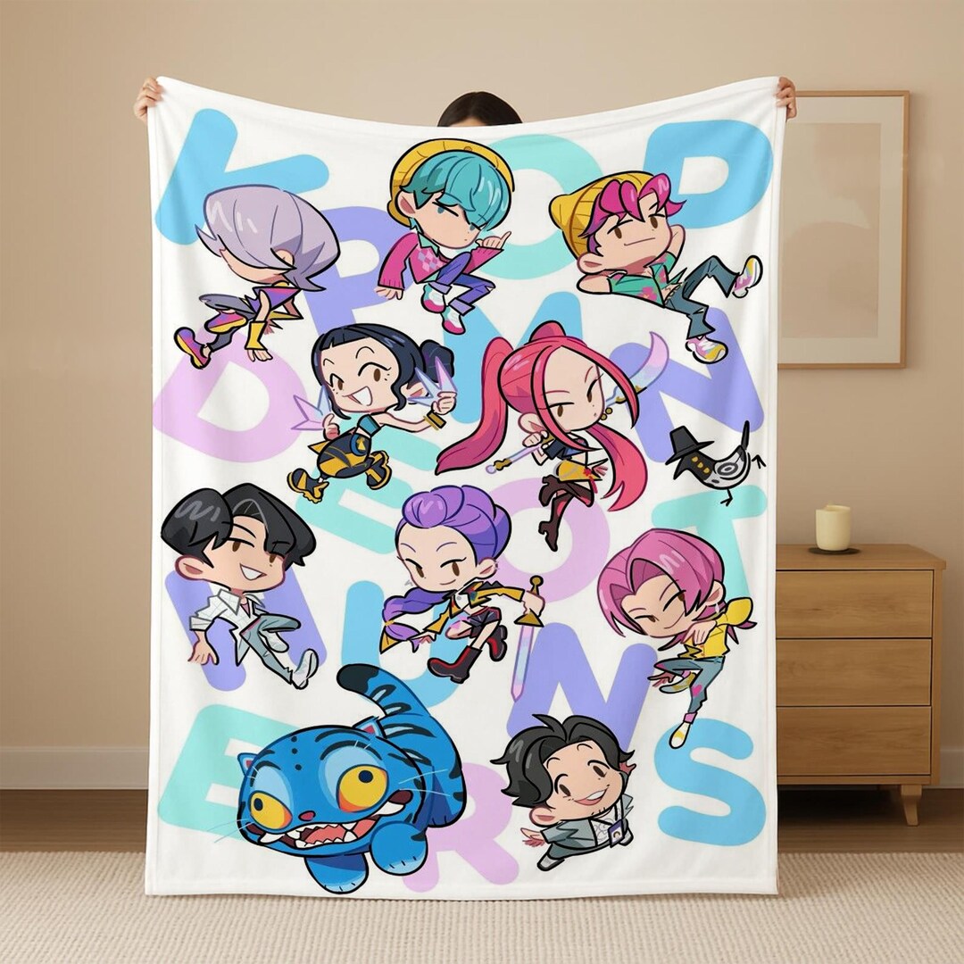 Hunter X Hunter Fleece Blanket, Hxh Chibi Anime Throw Blanket, Gon ...