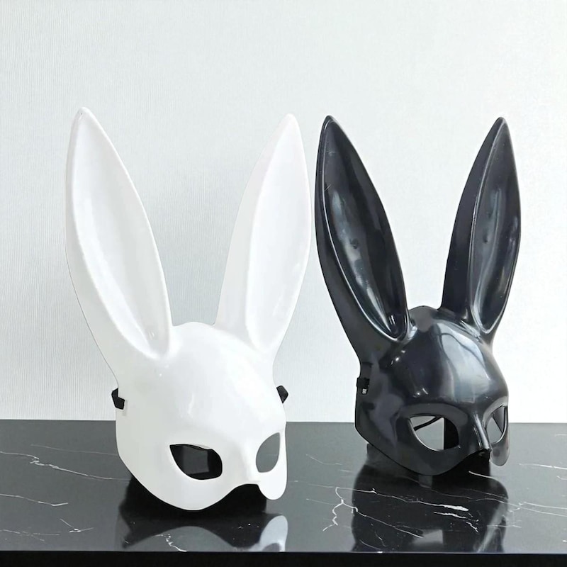 White Rabbit Mask - Etsy