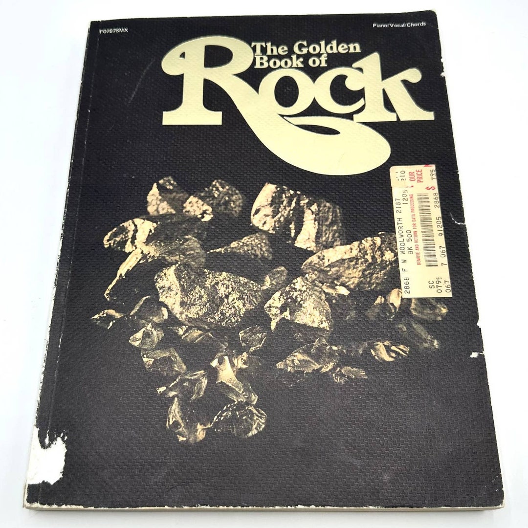 1976 the Golden Book of Rock Sheet Music Abkco Columbia Pictures ...