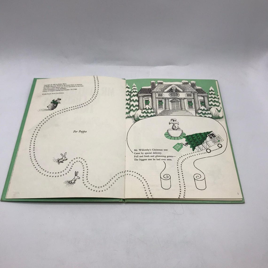 Mr Willowbys Christmas Tree Robert Barry Weekly Reader Childrens Book ...