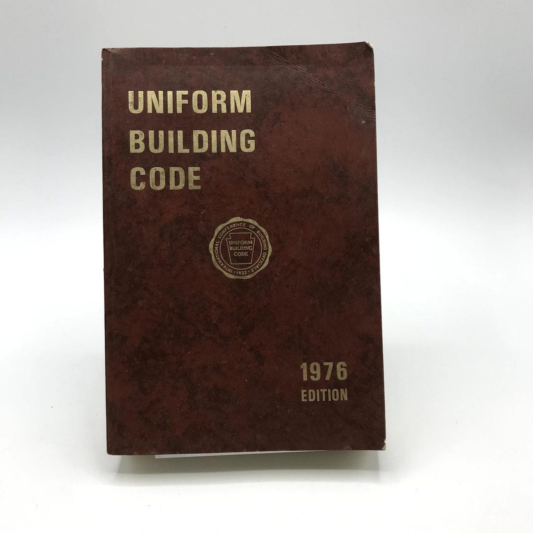 Uniform Building Code 1976 Edition Paperback Book Illustrated First ...
