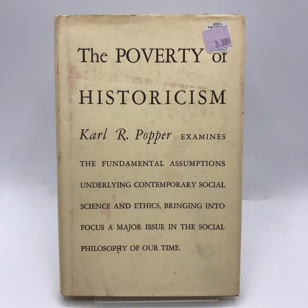 The Poverty of Historicism Karl Popper Philosophy Social Science Theory ...