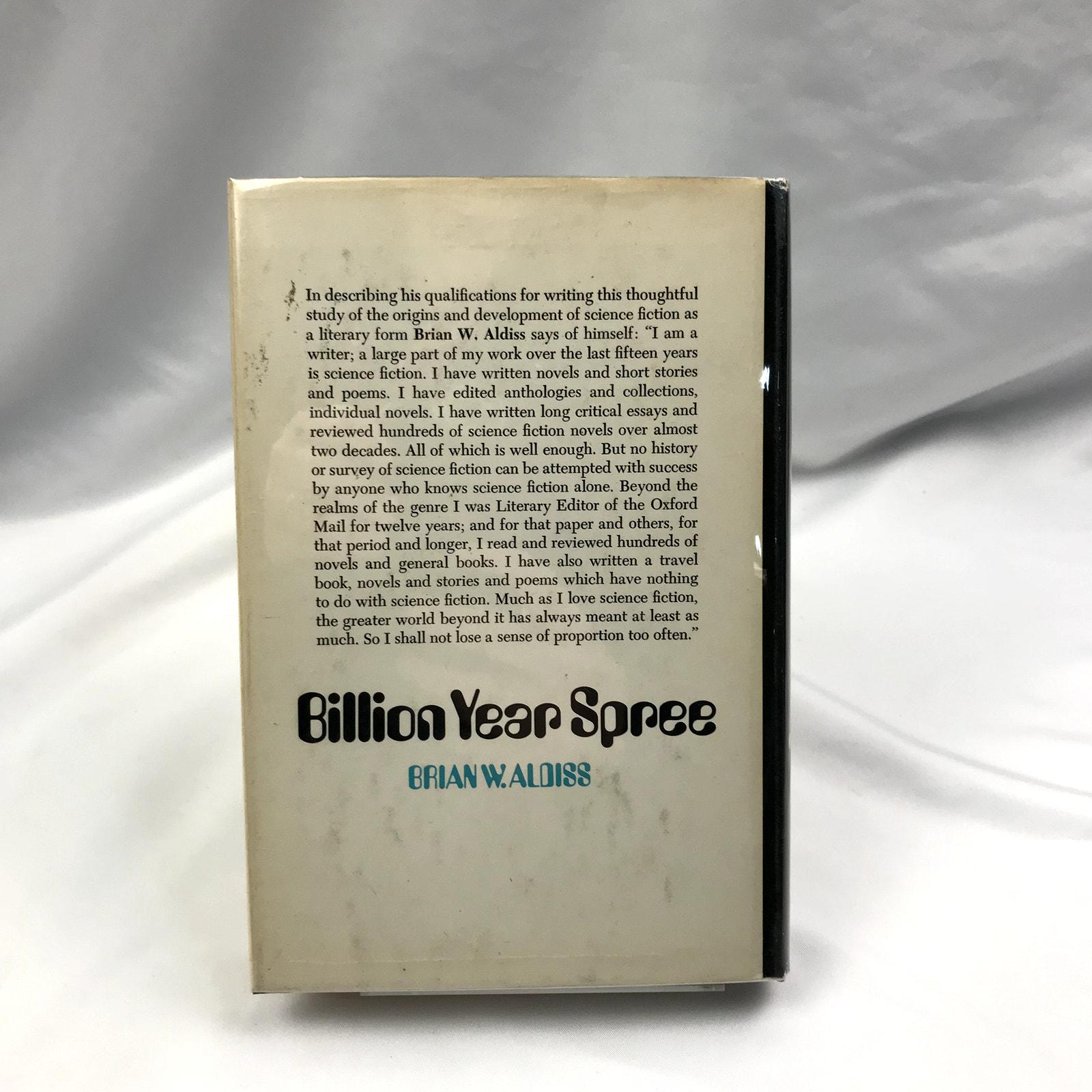 Billion Year Spree by Brian W. Aldiss Signed First Edition Hardcover ...