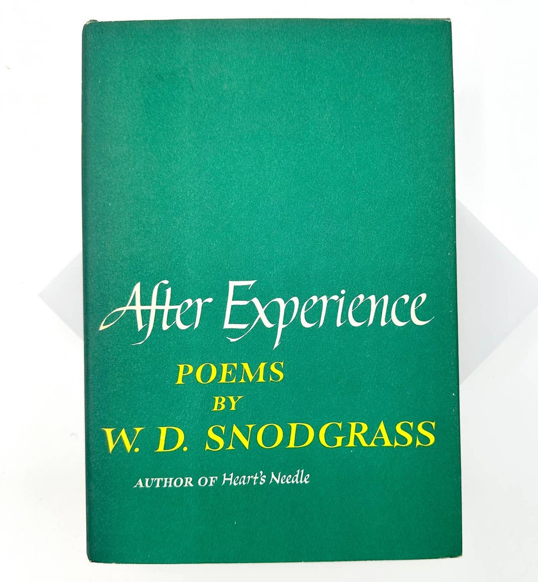After Experience: Poems & Translations by W.D. Snodgrass First - Etsy
