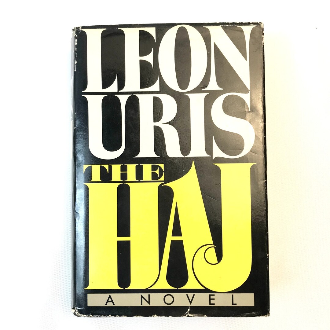 Leon Uris the Haj Historical Hardcover Book First Edition Novel ...