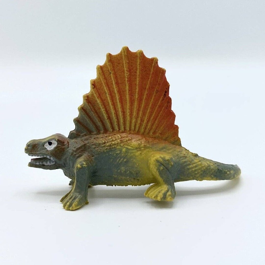 Mini Dinosaur Figure Inpro 1972 Dimetrodon PVC Plastic Toy Jurassic - Etsy