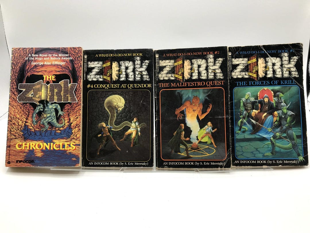 The Zork Chronicles Book Set Illustrated Paperback Novels by Effinger & Meretzky - Etsy