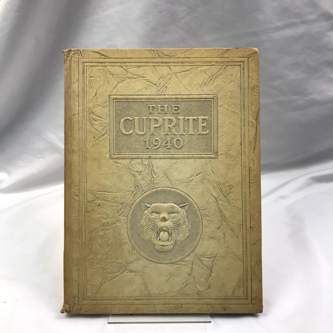 Bisbee High School Yearbook Arizona 1940 the Cuprite Hardcover ...