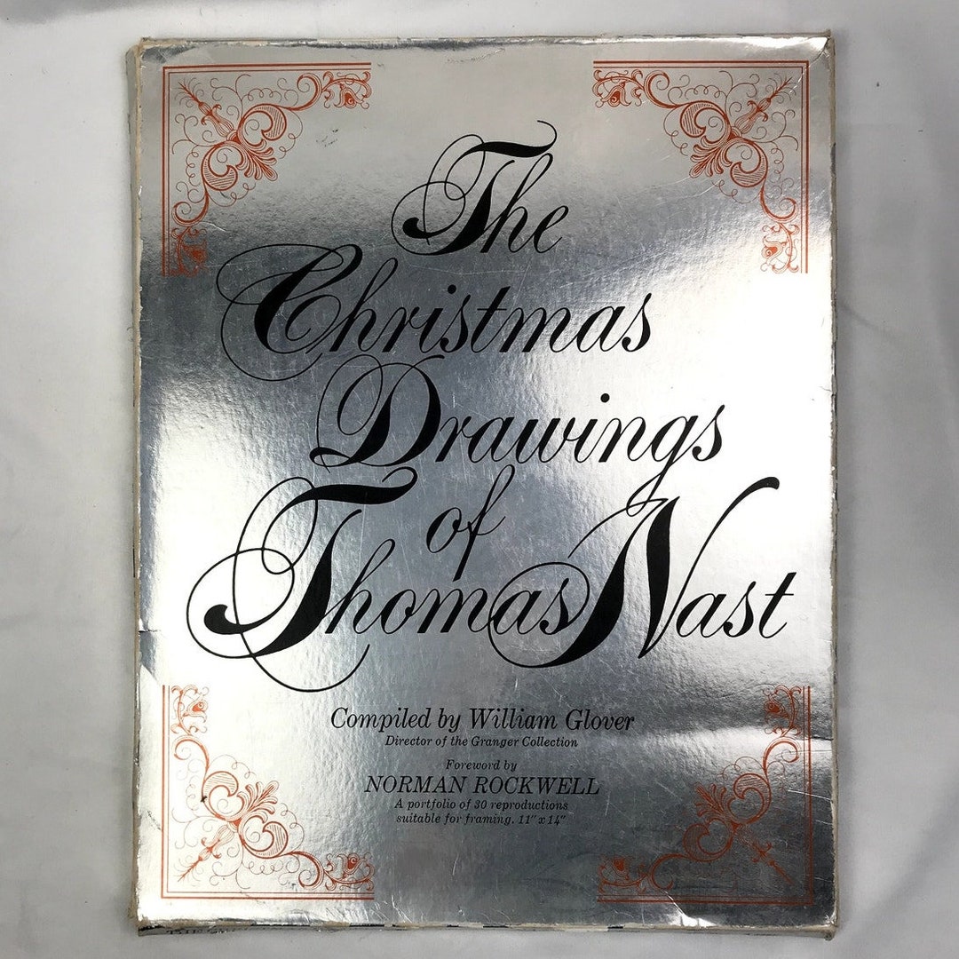 The Christmas Drawings of Thomas Nast A Portfolio of 29 Reproduction ...