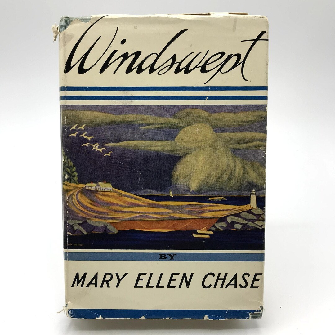 Windswept Signed Hardcover Book Historical Novel by Mary Ellen Chase ...