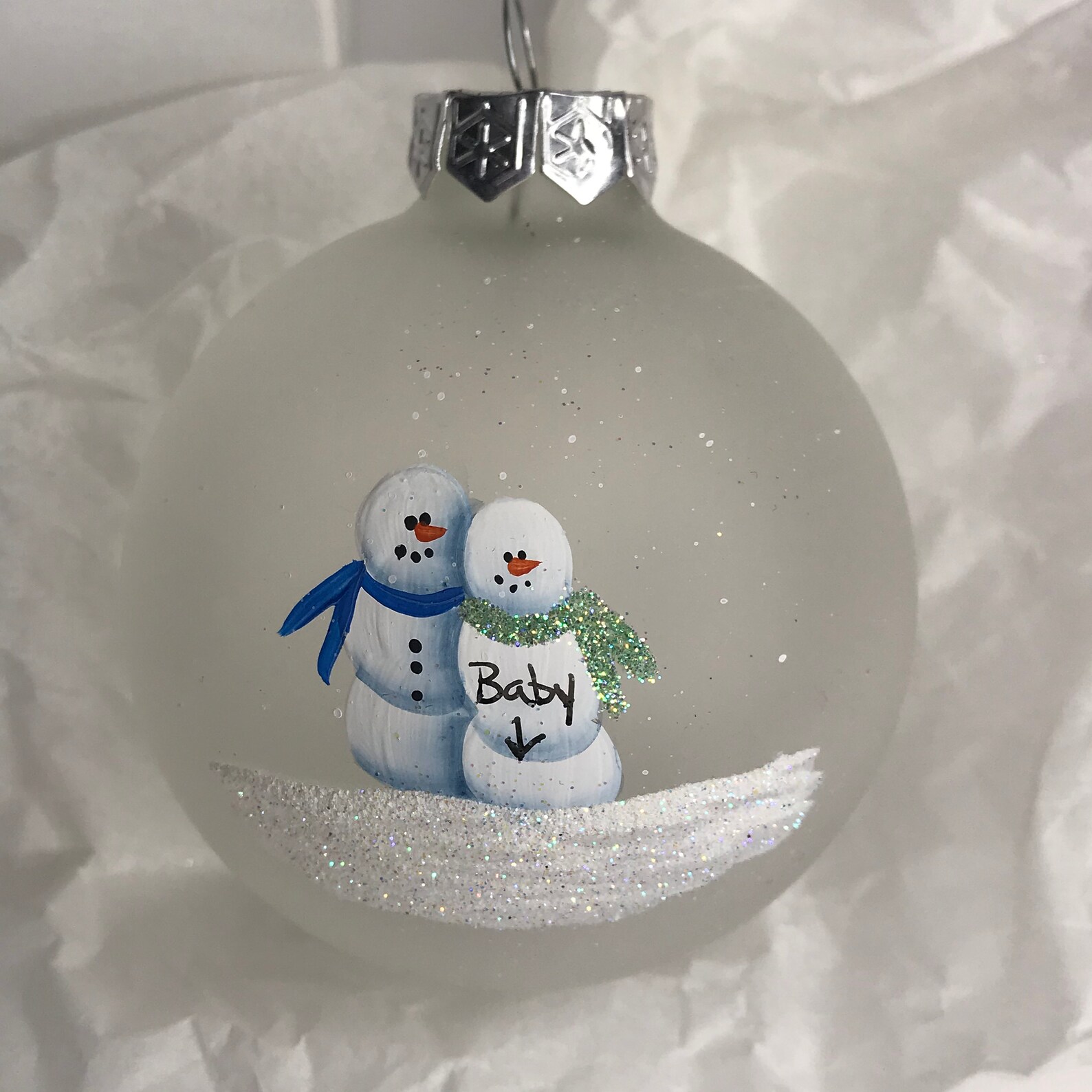 Couple Expecting Their First Child Memento Tree Ornament - Etsy