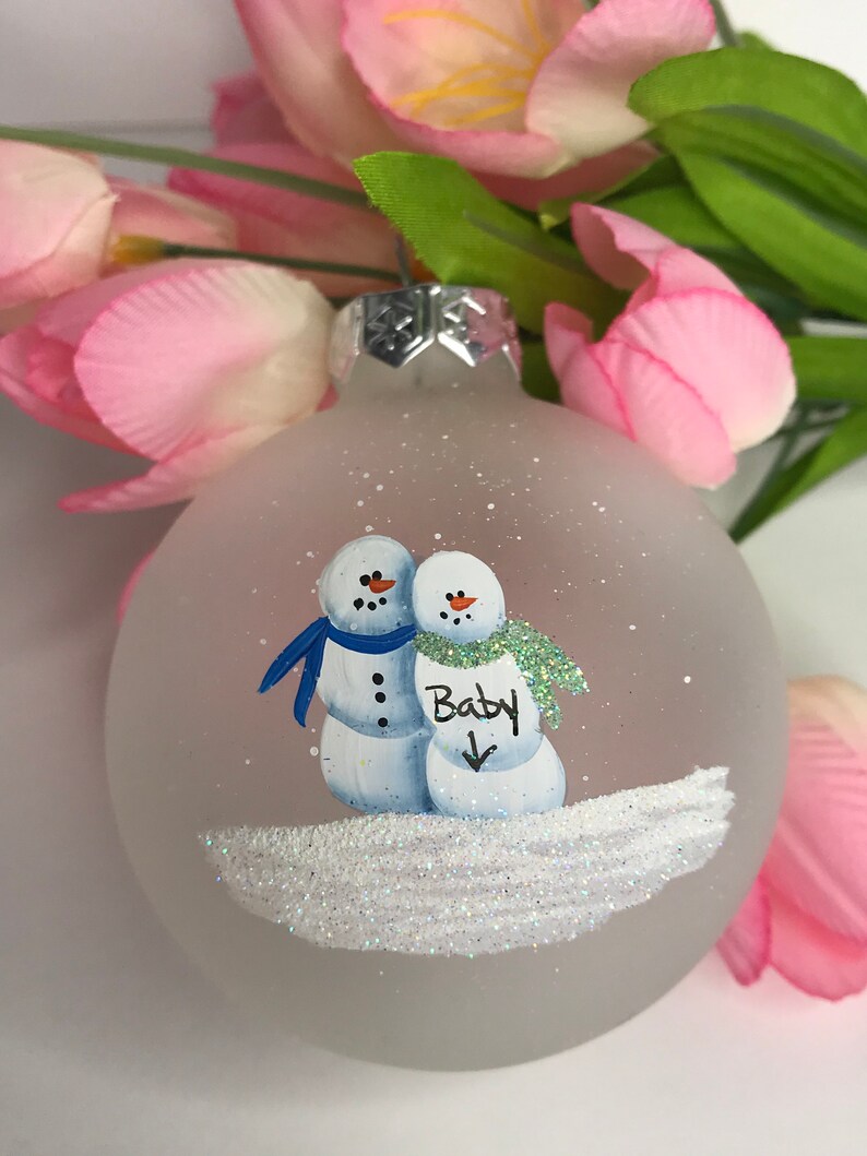 Couple Expecting Their First Child Memento Tree Ornament - Etsy