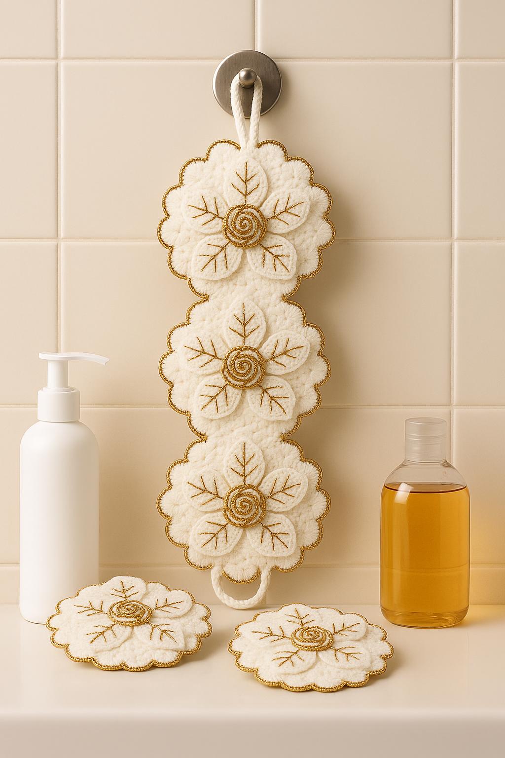Handmade Turkish Bath Glove – Crochet Body Scrubber – Traditional ...